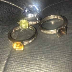 QVC | Jewelry | Stackable Ring Set | Poshmark
